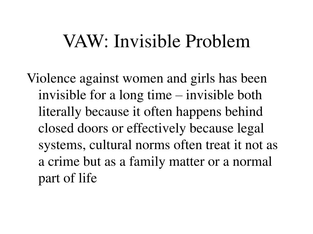 PPT - UNESCO and Violence Against Women (VAW) PowerPoint Presentation ...