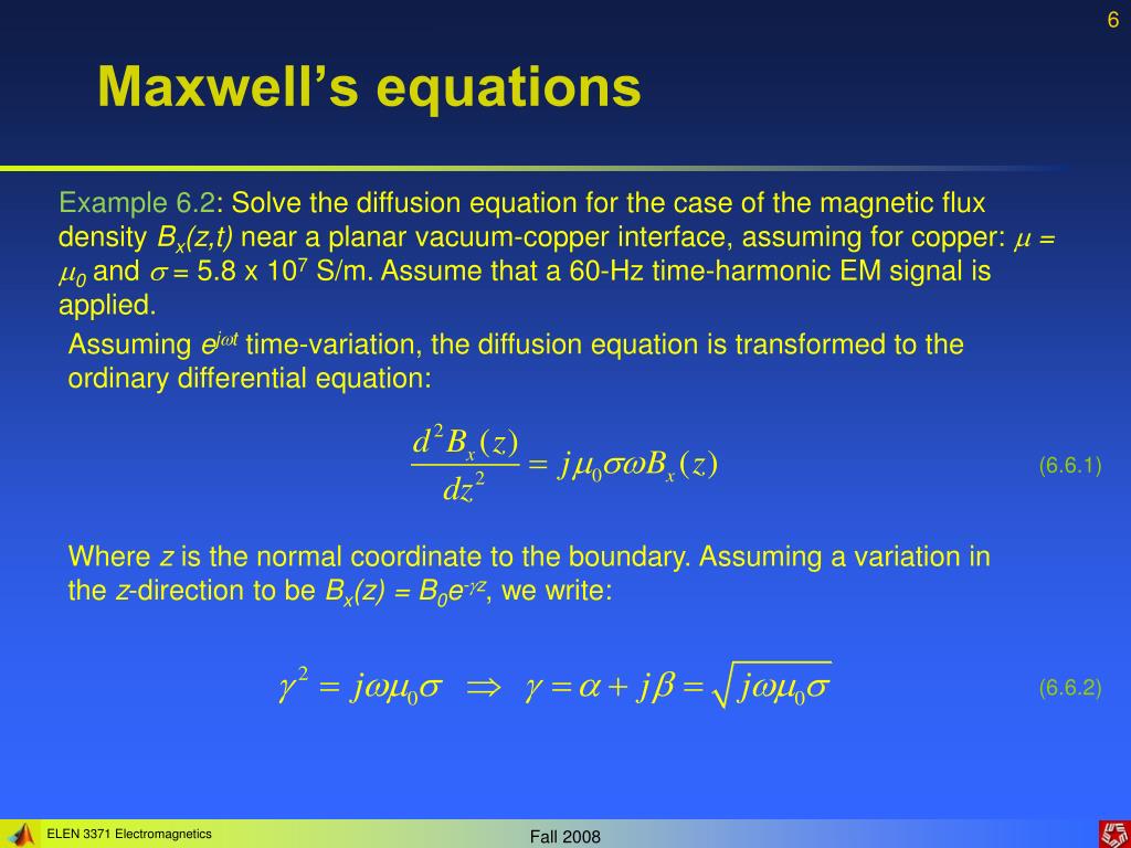 PPT - Lecture 6: Maxwell’s Equations PowerPoint Presentation, free ... PPT - Lecture 6: Maxwell’s Equations PowerPoint Presentation, free ...