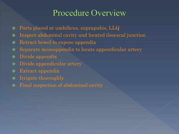 PPT - Laparoscopic Appendectomy PowerPoint Presentation - ID:448972