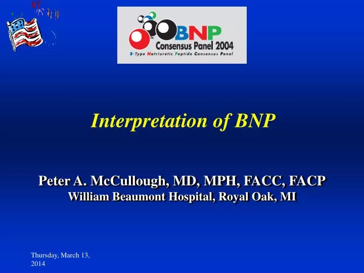 PPT - Interpretation of BNP PowerPoint Presentation, free download - ID ...