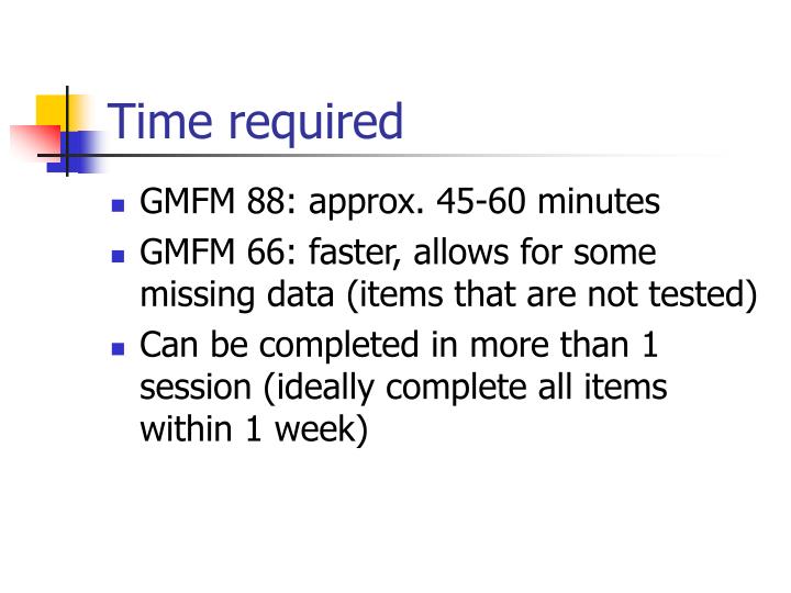PPT - GMFM: Gross Motor Function Measure, Part I PowerPoint ...