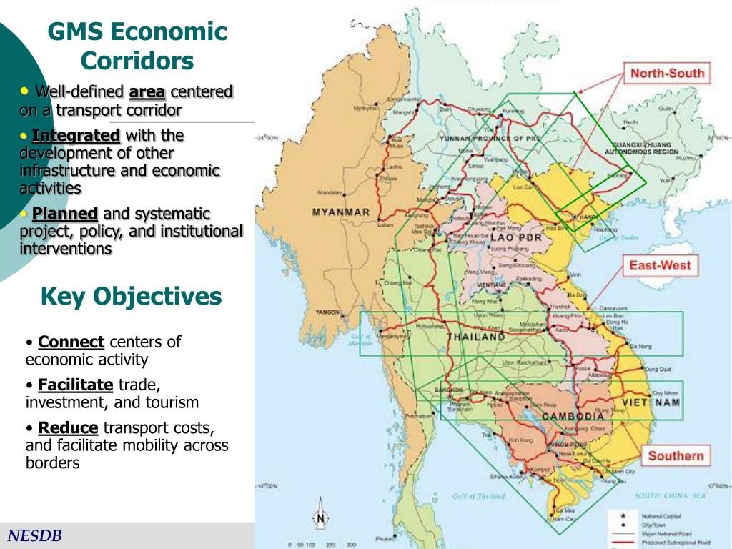 Ppt Overview Economic Cooperation Across The Mekong Sub Region