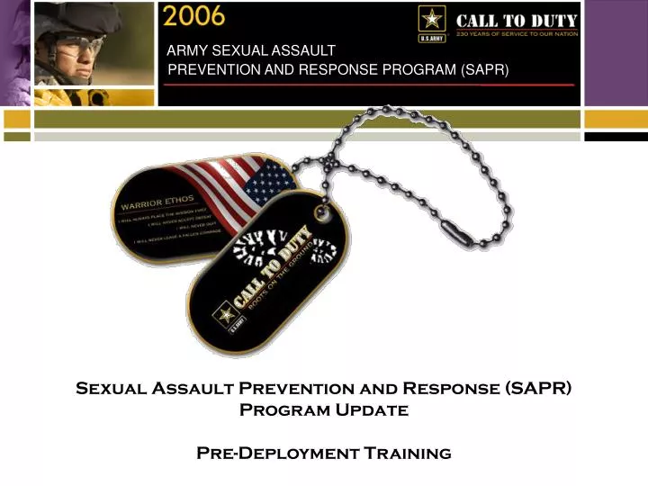 PPT - PREVENTION AND RESPONSE PROGRAM (SAPR) PowerPoint Presentation ...