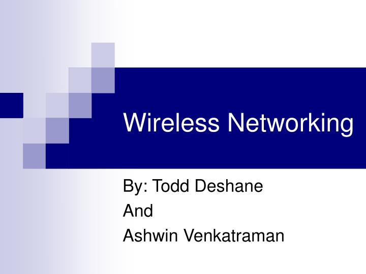 PPT - Wireless Networking PowerPoint Presentation, free download - ID ...