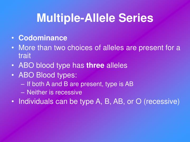 PPT - Non-Mendelian Genetics PowerPoint Presentation - ID:449928