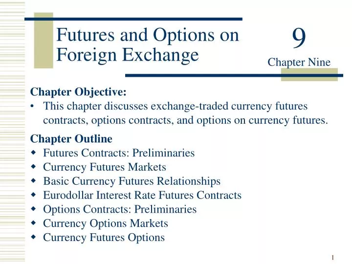 PPT - Futures and Options on Foreign Exchange PowerPoint Presentation ...
