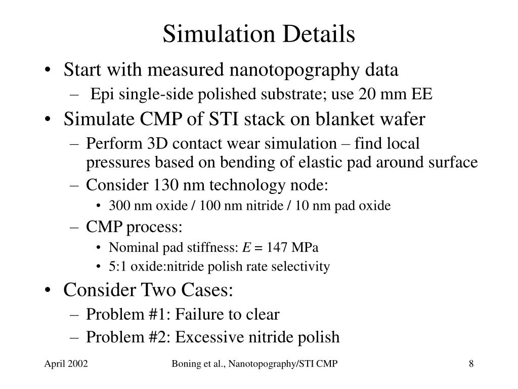 PPT - Impact of Nanotopography on STI CMP in Future Technologies D ...