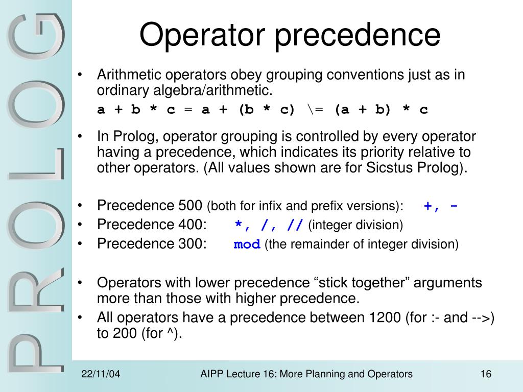 PPT - More Planning and Prolog Operators PowerPoint Presentation, free ... PPT - More Planning and Prolog Operators PowerPoint Presentation, free ...