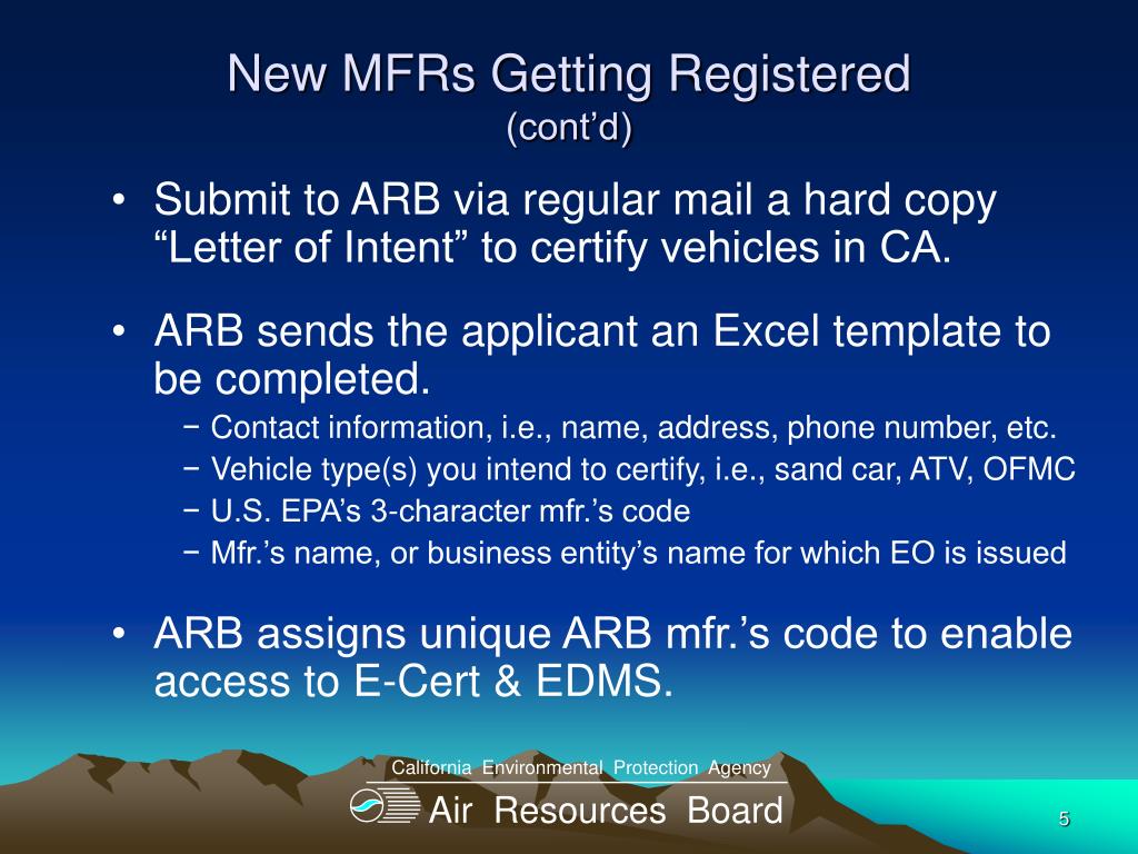 PPT - California Air Resources Board (ARB) SAND CAR EMISSIONS ...