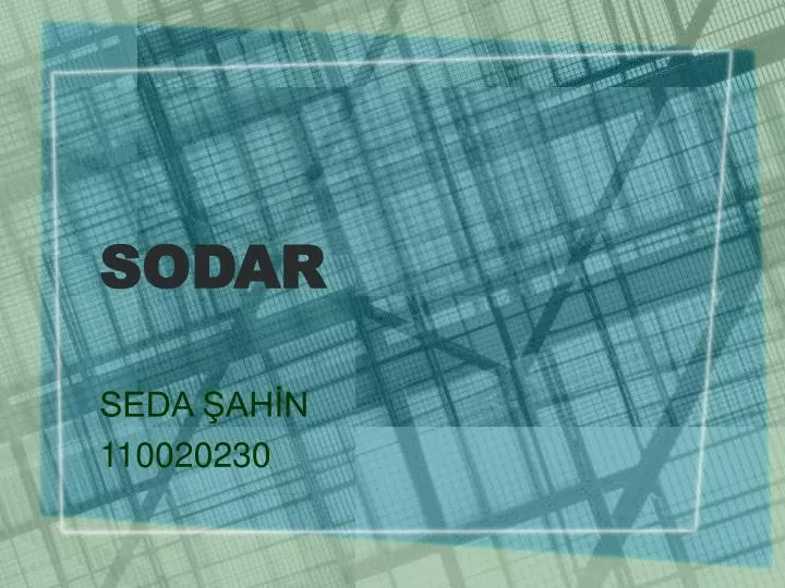 PPT - SODAR PowerPoint Presentation, free download - ID:451302