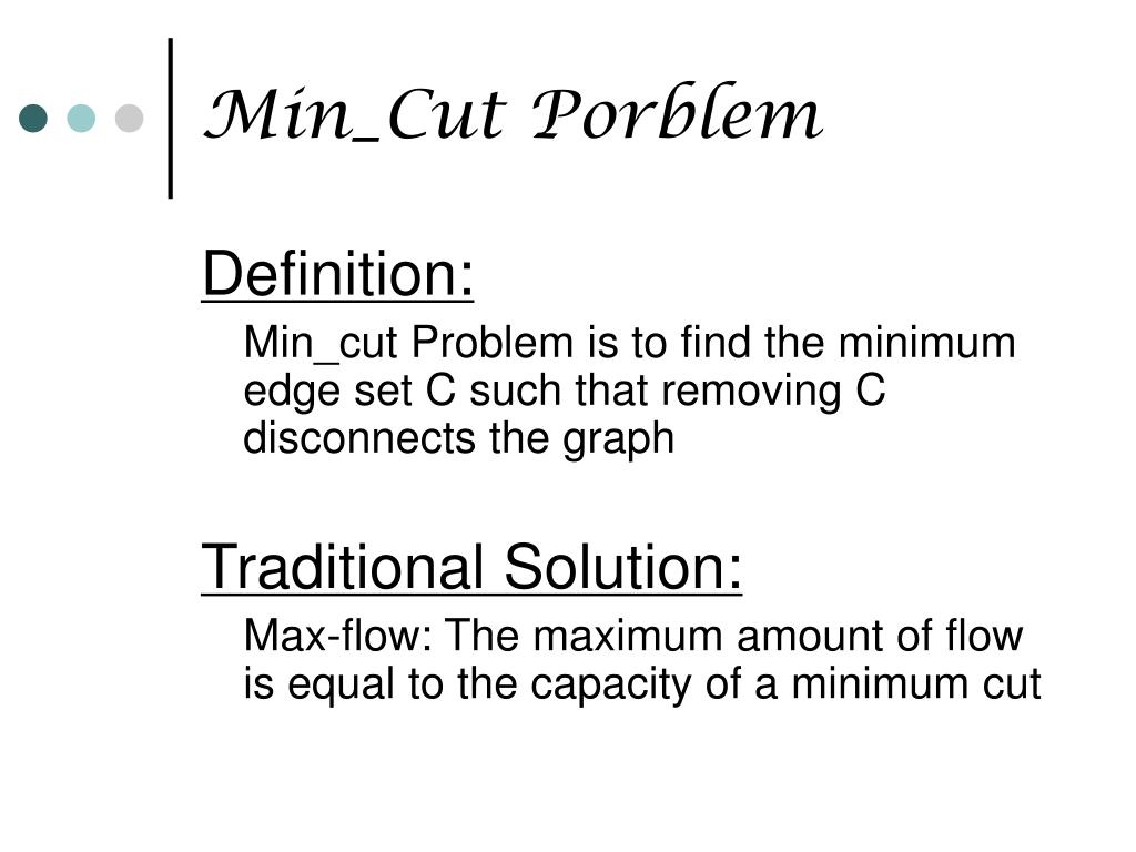 Ppt Randomized Algorithm Lecture 2 Randomized Mincut Powerpoint Presentation Id451500
