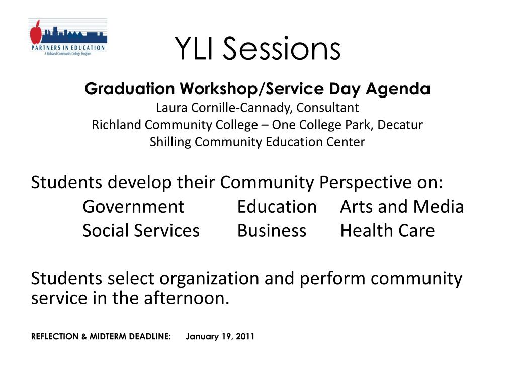 PPT - YLI Youth Leadership Institute Sponsored By PowerPoint ...