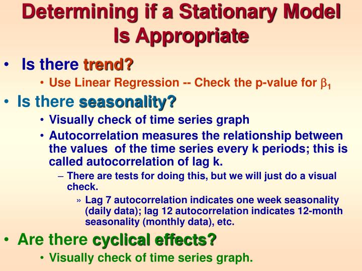 PPT - Forecasting Basic Concepts And Stationary Models PowerPoint ...