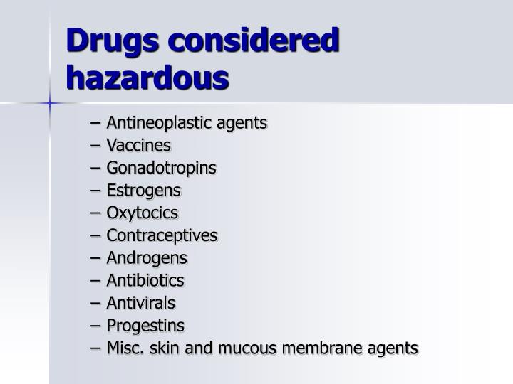 PPT - Hazardous Drug Exposure in the Healthcare Environment: Developing ...
