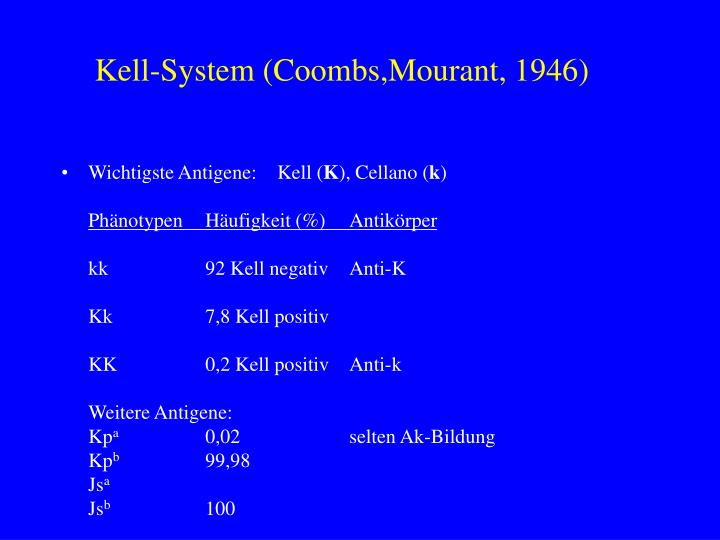 PPT - Transfusionsmedizin und Immunhämatologie PowerPoint Presentation ...