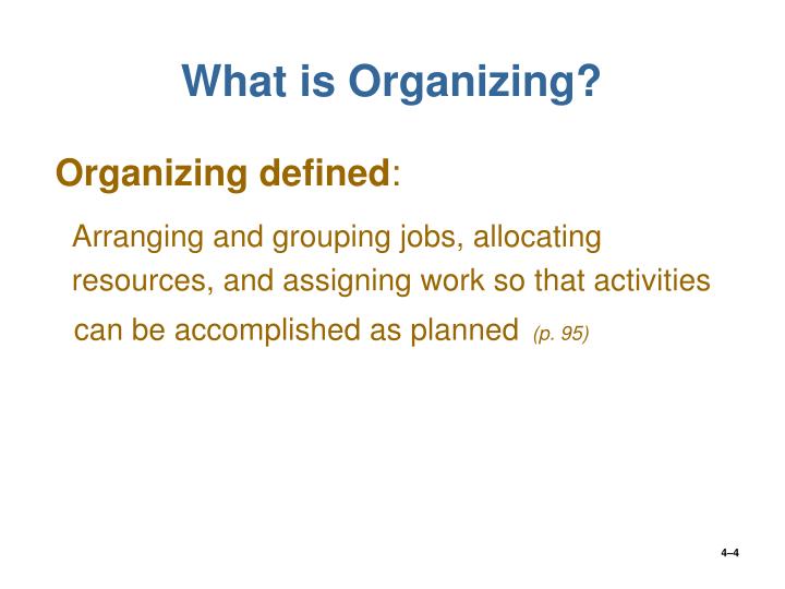 PPT - Supervision in Organizations Chapter 4 Organizing an Effective ...