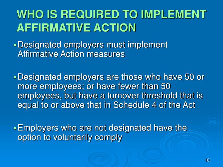 PPT - EMPLOYMENT EQUITY ACT, No 55, 1998 (EEA) PowerPoint Presentation ...