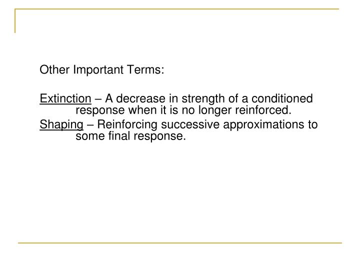 PPT - BEHAVIORAL LEARNING THEORY Response-Stimulus-Response model of ...
