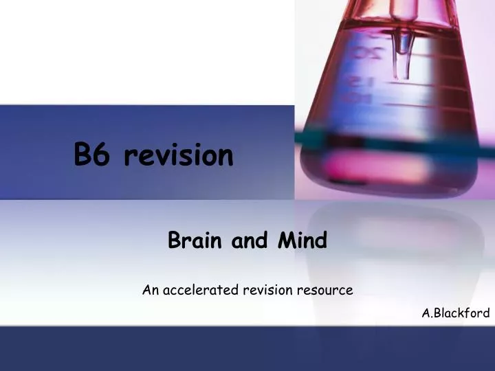 PPT - B6 revision PowerPoint Presentation, free download - ID:456945
