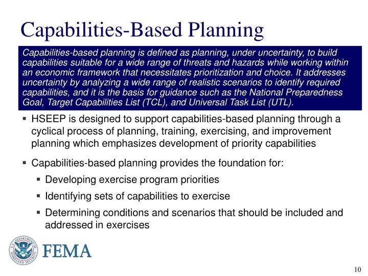 PPT - Homeland Security Exercise and Evaluation Program (HSEEP) and the ...