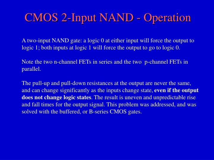 PPT - CMOS Logic Circuits PowerPoint Presentation - ID:458593
