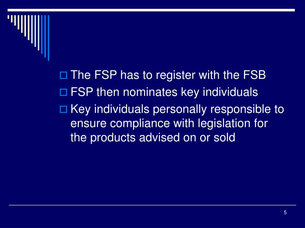 PPT - Determination of Fit and Proper Requirements for FSP’s PowerPoint ...