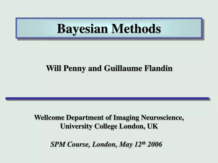 PPT - Bayesian Methods PowerPoint Presentation, free download - ID:458857