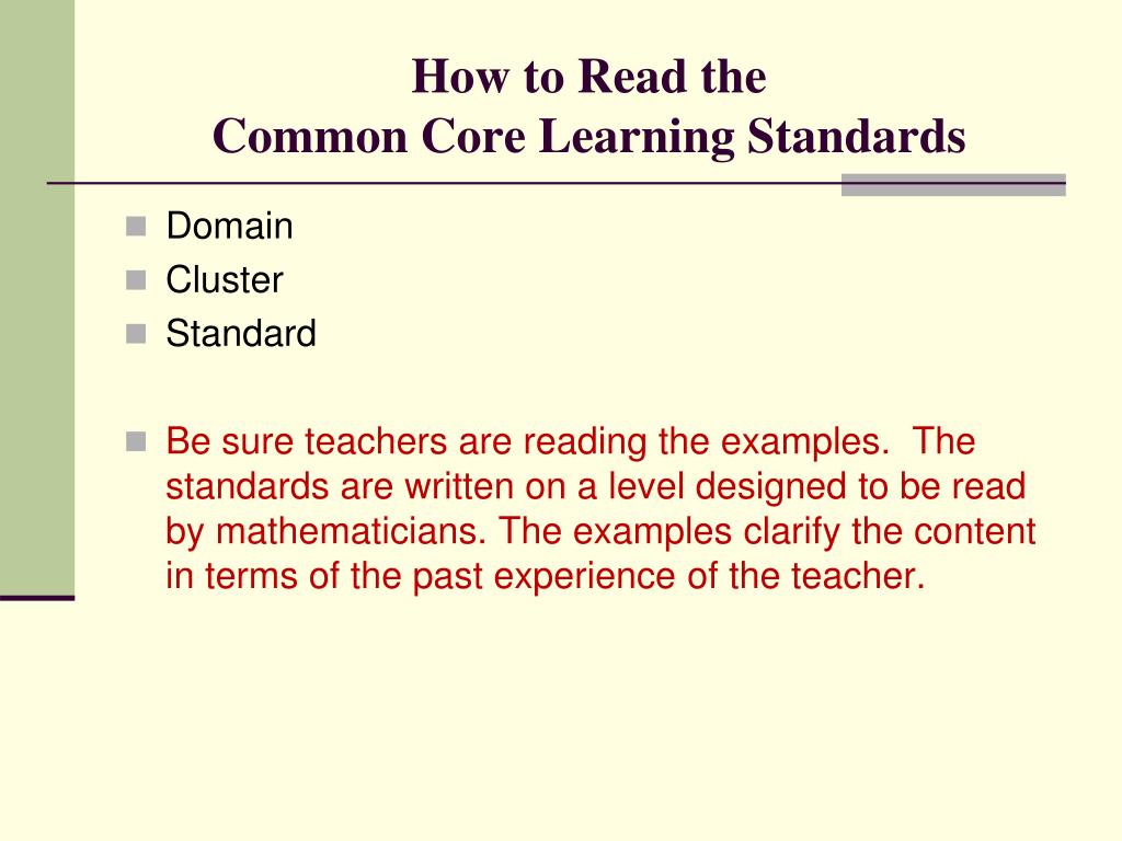 PPT New York State Common Core Learning Standards PowerPoint PPT New York State Common Core Learning Standards PowerPoint