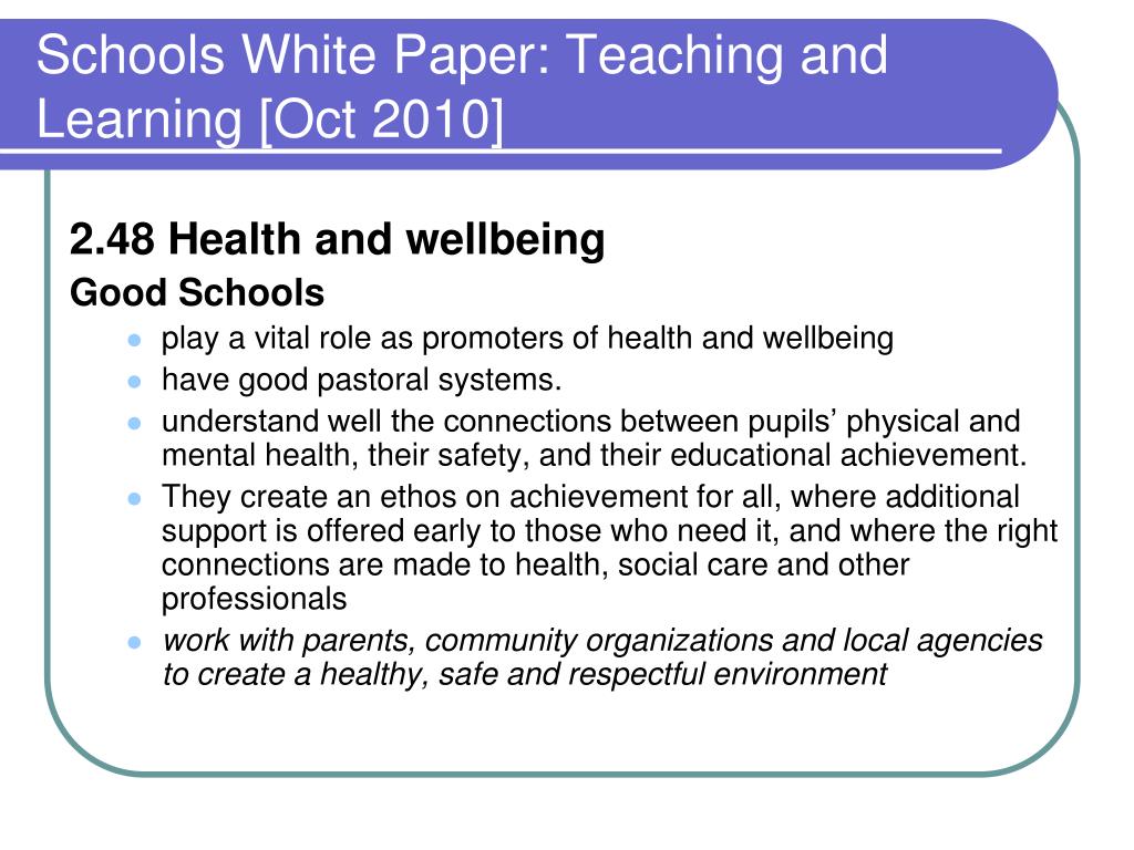 PPT - What can schools and community partners do to influence positive ...