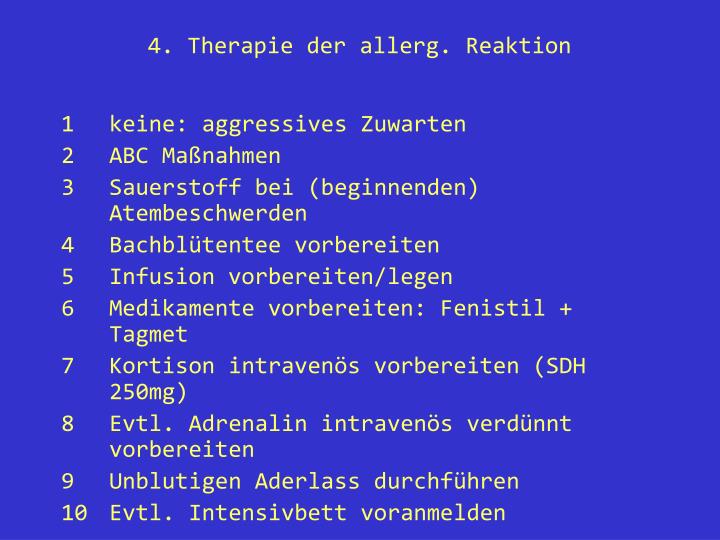 PPT - Allergische Reaktionen PowerPoint Presentation - ID:460399