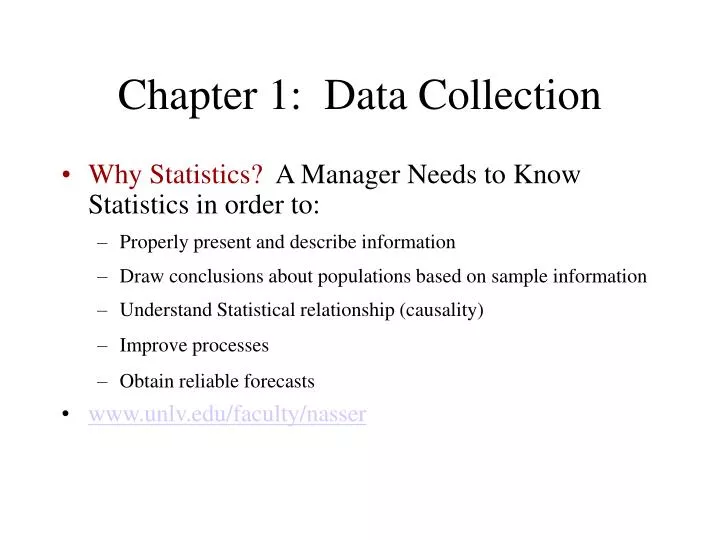 PPT - Chapter 1: Data Collection PowerPoint Presentation, free download - ID:460465