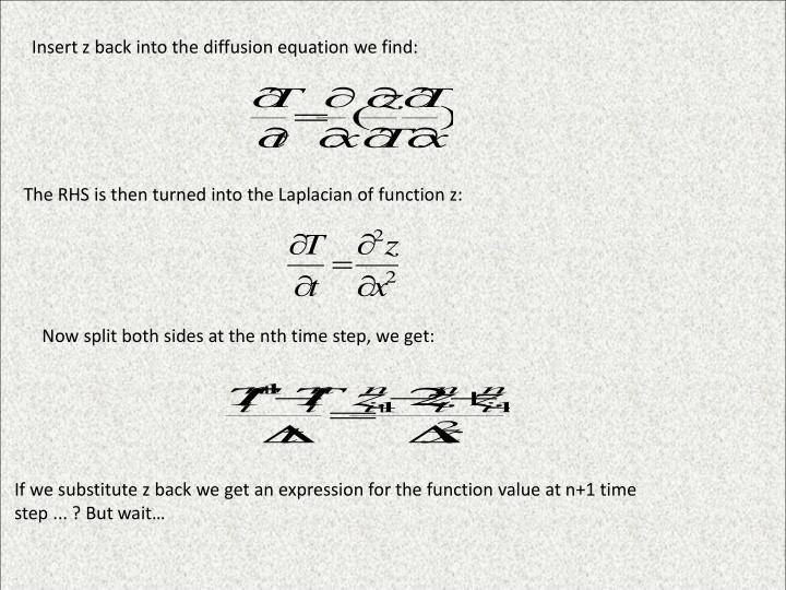 PPT - Solving Diffusion Problem Crank Nicholson Scheme PowerPoint ...