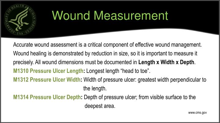 PPT - OASIS Outcome and Assessment Information Set Wound Assessment ...