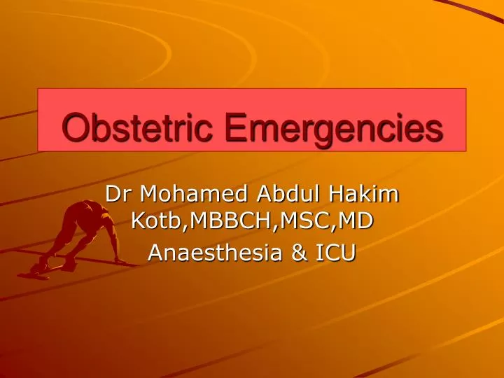PPT - Obstetric Emergencies PowerPoint Presentation, free download - ID ...
