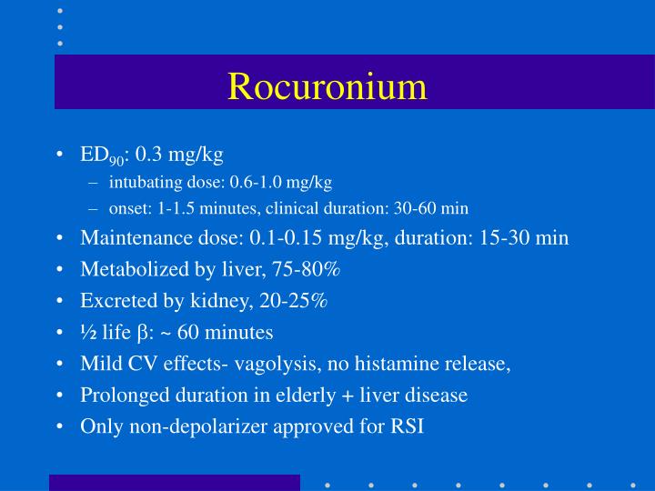 PPT - Neuromuscular Relaxants + Reversal Agents PowerPoint Presentation ...