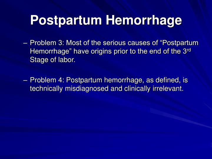 PPT - Obstetric Hemorrhage PowerPoint Presentation - ID:463927