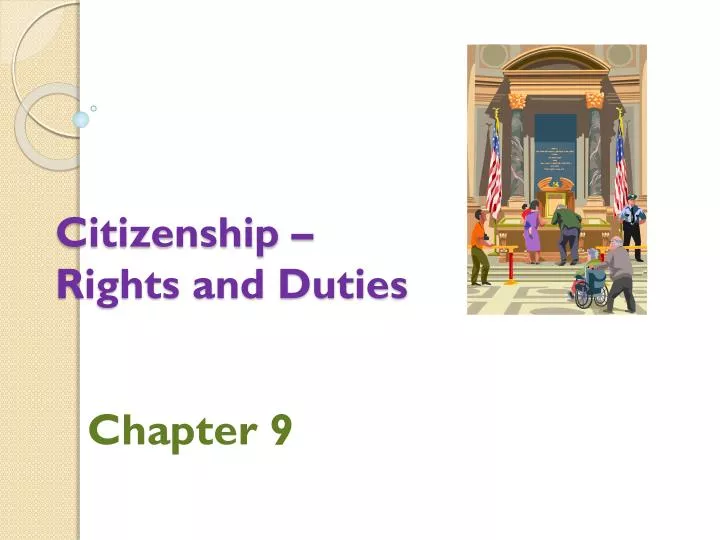 PPT - Citizenship – Rights and Duties PowerPoint Presentation, free ...