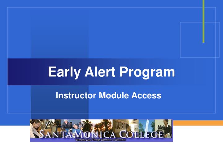 PPT - Early Alert Program PowerPoint Presentation, free download - ID ...