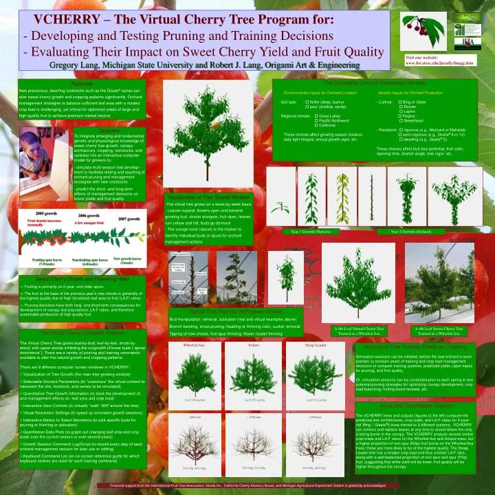 PPT - VCHERRY – The Virtual Cherry Tree Program for: - Developing and ...
