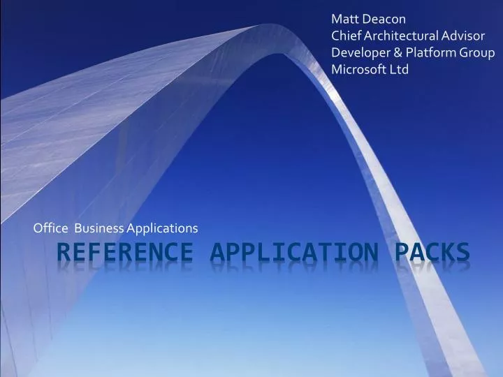 PPT - REFERENCE APPLICATION PACKS PowerPoint Presentation, free ...