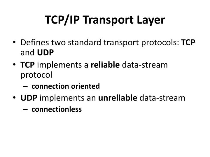 PPT - Comparison and Contrast between the OSI and TCP/IP Model ...
