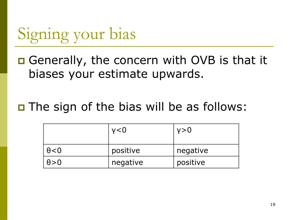 PPT - Omitted Variable Bias PowerPoint Presentation, free download - ID ...