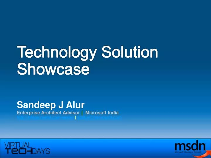 PPT - Technology Solution Showcase PowerPoint Presentation, free ...
