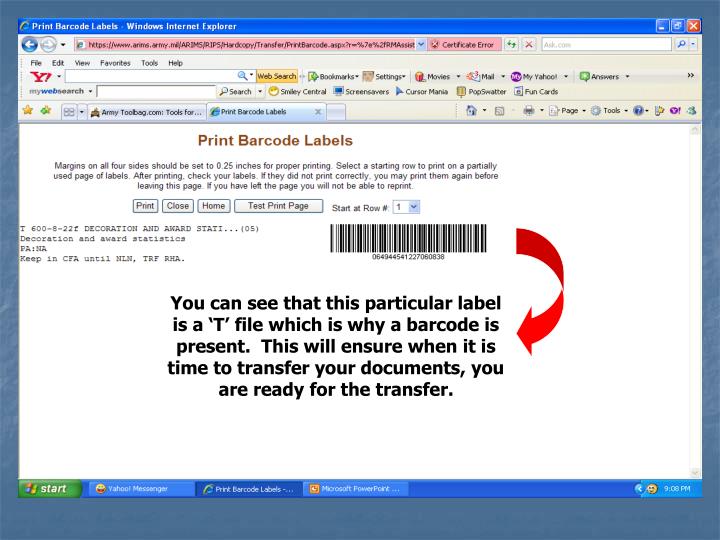 PPT - Army Records Information Management System (ARIMS) PowerPoint ...