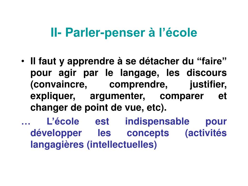 PPT - Apprendre à parler à l’école (maternelle) : oui mais à quelles ...