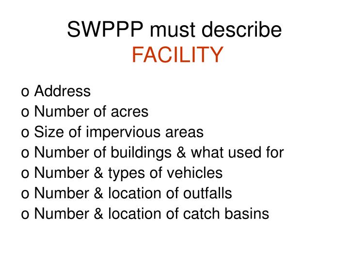 PPT - What is a SWPPP? PowerPoint Presentation - ID:466652