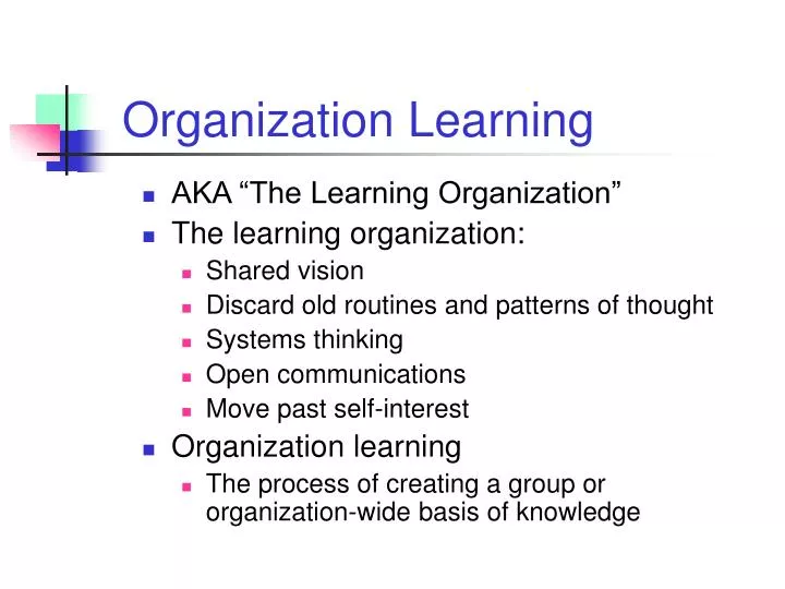 PPT - Organization Learning PowerPoint Presentation, free download - ID ...