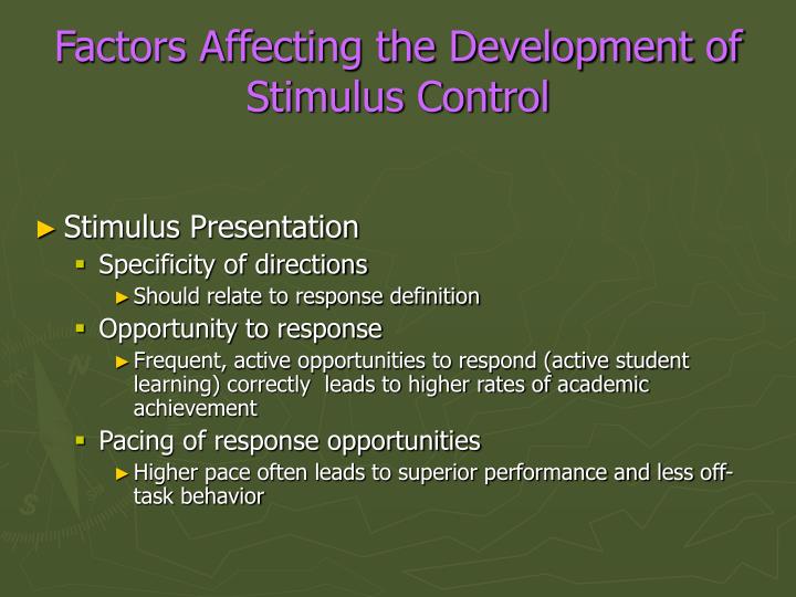 PPT - Stimulus Control Advanced Applied Behavior Analysis Presentation ...