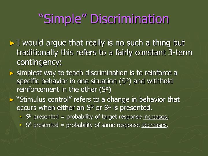 PPT - Stimulus Control Advanced Applied Behavior Analysis Presentation ...
