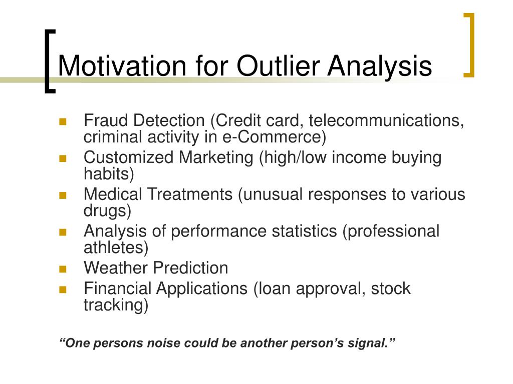 Ppt Outlier Detection And Analysis Powerpoint Presentation Free